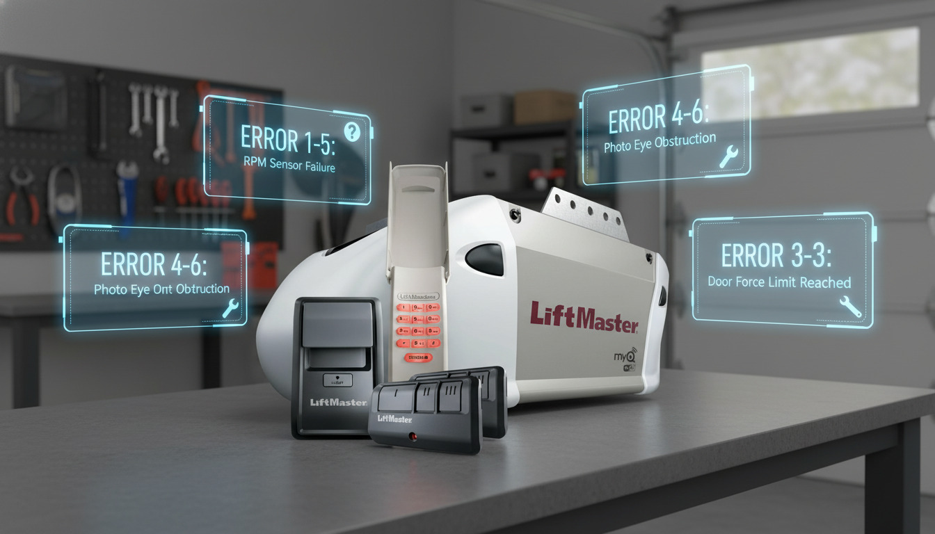 LiftMaster Error Codes: Full List + Easy Fixes (2026) | Pro Tools Guide